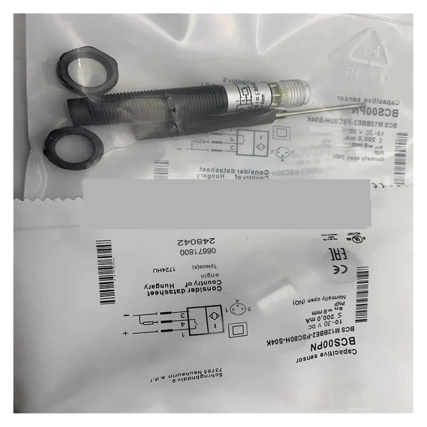 Amazon.com: Sensor BCS004T BCS M30B4M2-PPM20C-S04G Proximity Switch ...