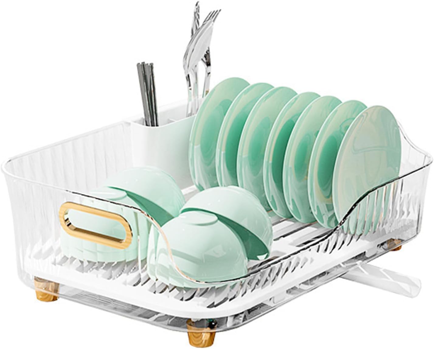 Amazon.com: Dish Drying Rack, Plastic Dish Rack, Large Capacity Dish ...