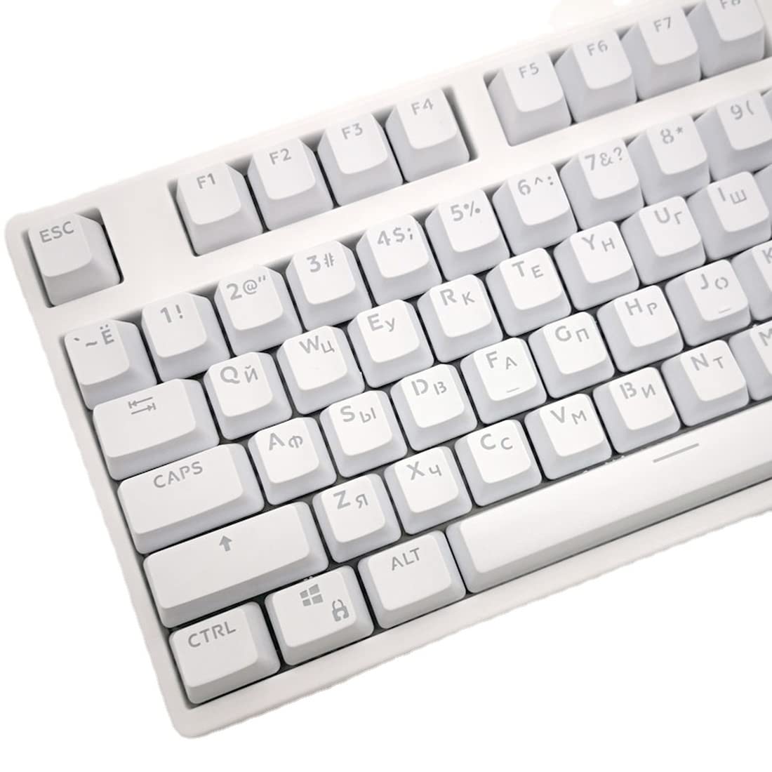 Buy Russian & Korean Keycaps US Layout Font Transparent Keycaps with ...