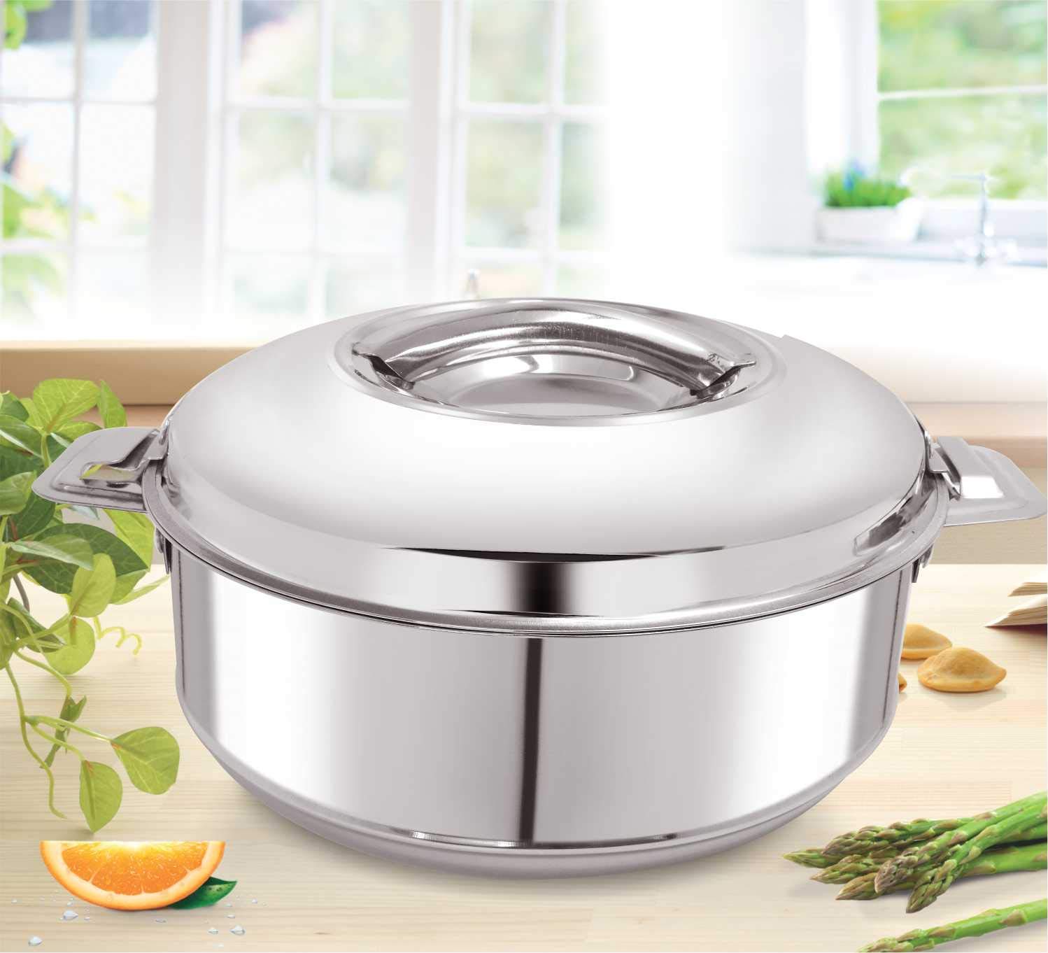 Buy CORPORATE OVERSEAS SEE MORE DO MORE Chappati Casserole,Steel ...