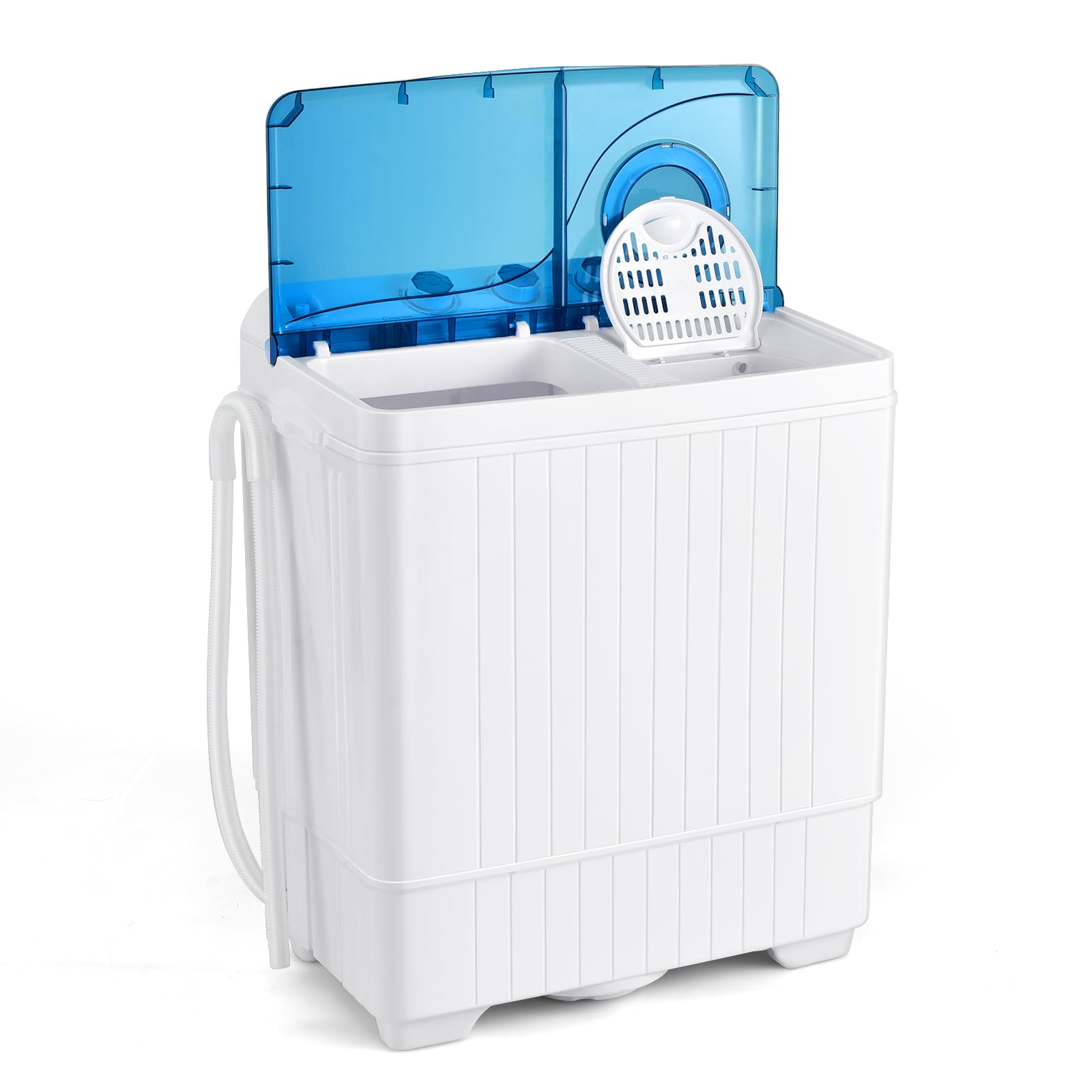 DORTALA Portable Washing Machine, 26 Lbs Twin Tub Washer and Spinner ...