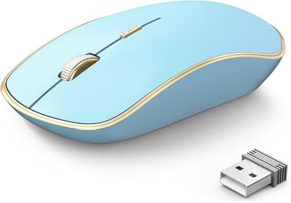 Amazon.com: JOYACCESS Wireless Mouse for Laptop | 5 DPI Levels, Silent ...