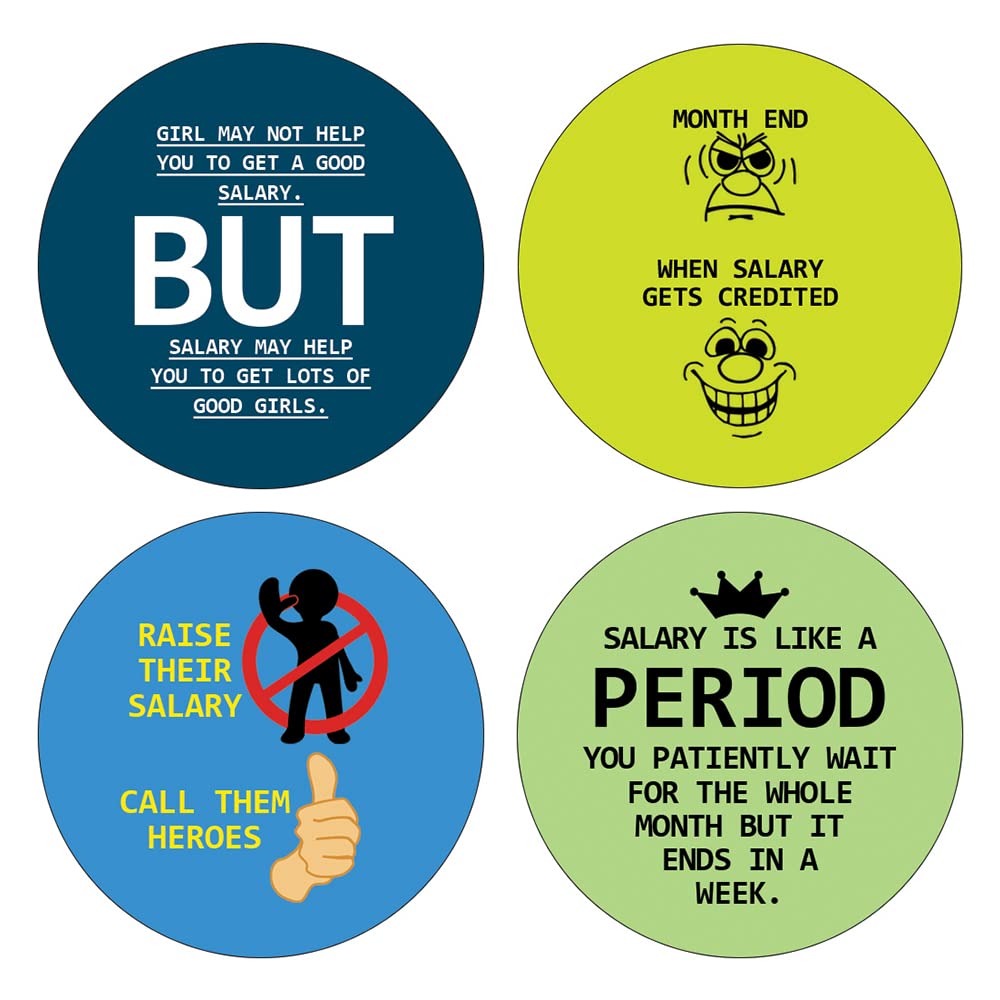 Monthly Salary Quotes Creanoso Funny Salary Quotes Bookmarks (12 Pack)