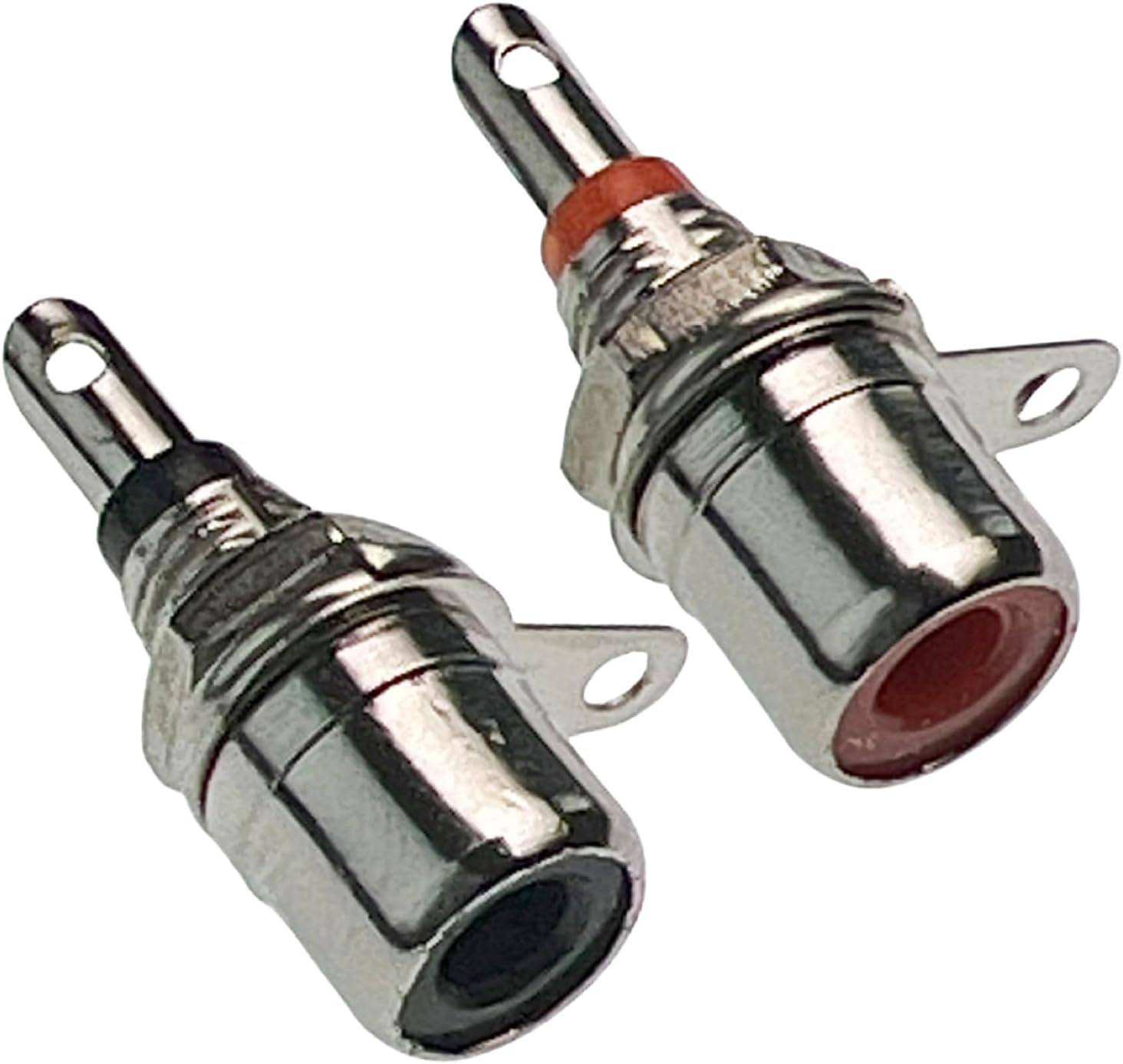 Amazon.com: CESS RCA Socket Connector Chassis/Panel Mount, Red and ...