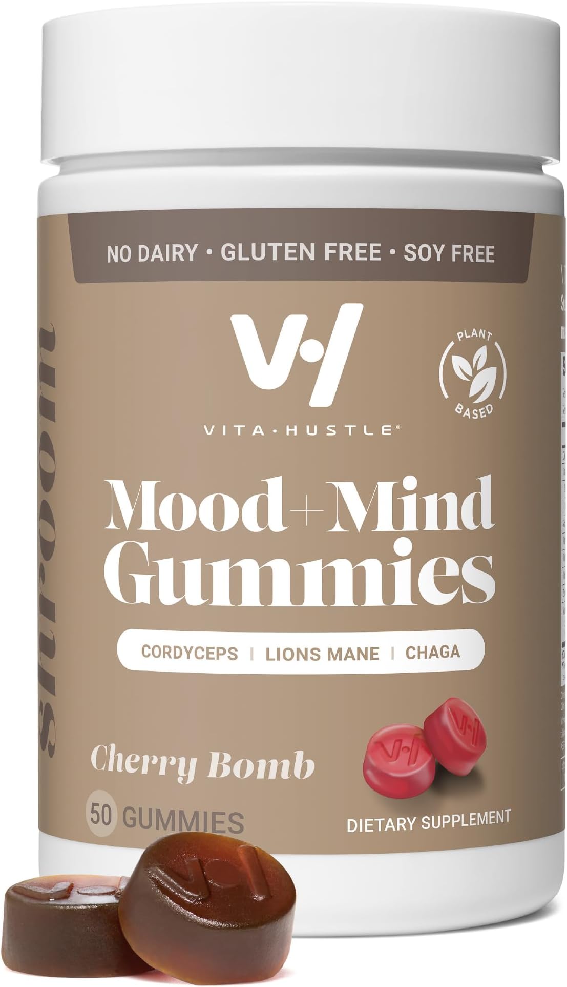 Amazon.com: VitaHustle Super Mushroom Mood + Mind Focus Gummies, Lions ...
