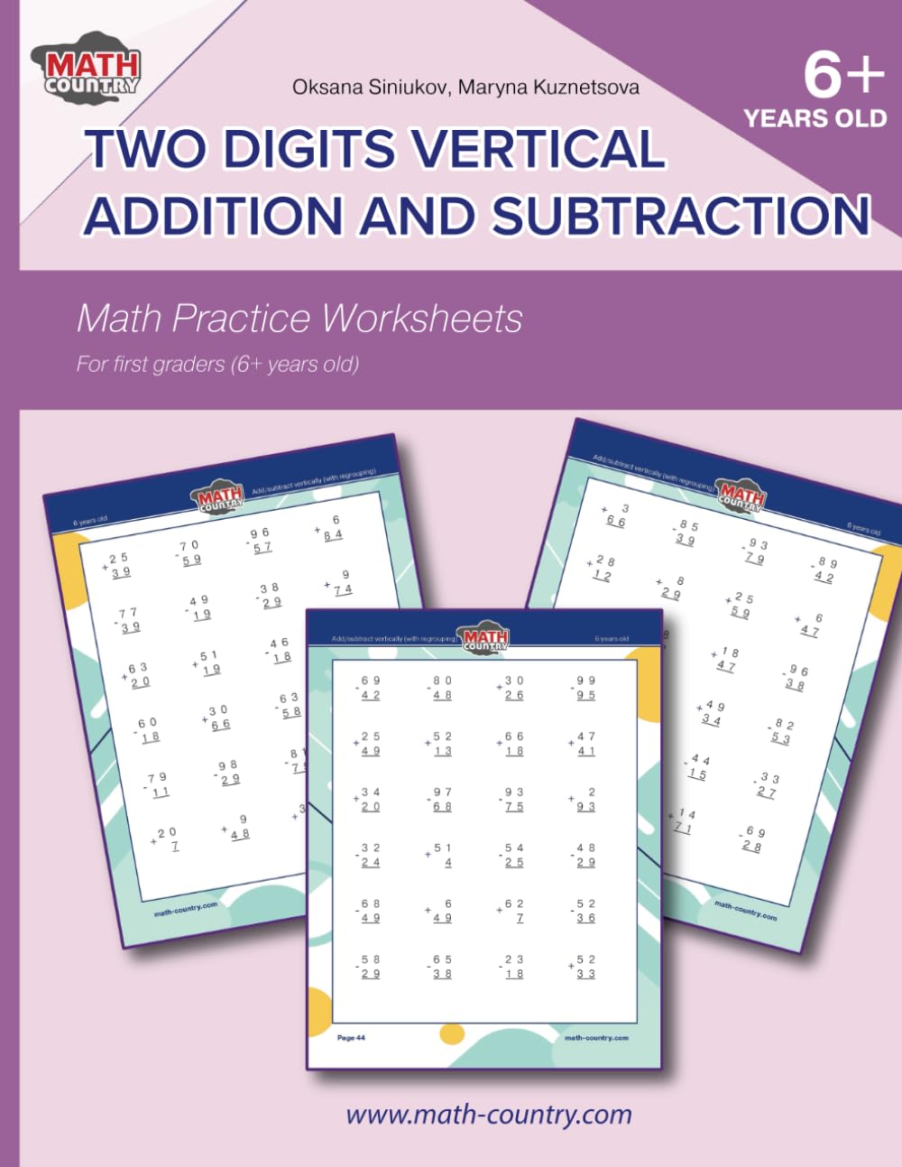 Vertical Addition and Subtraction: Math practice worksheets for 1st ...