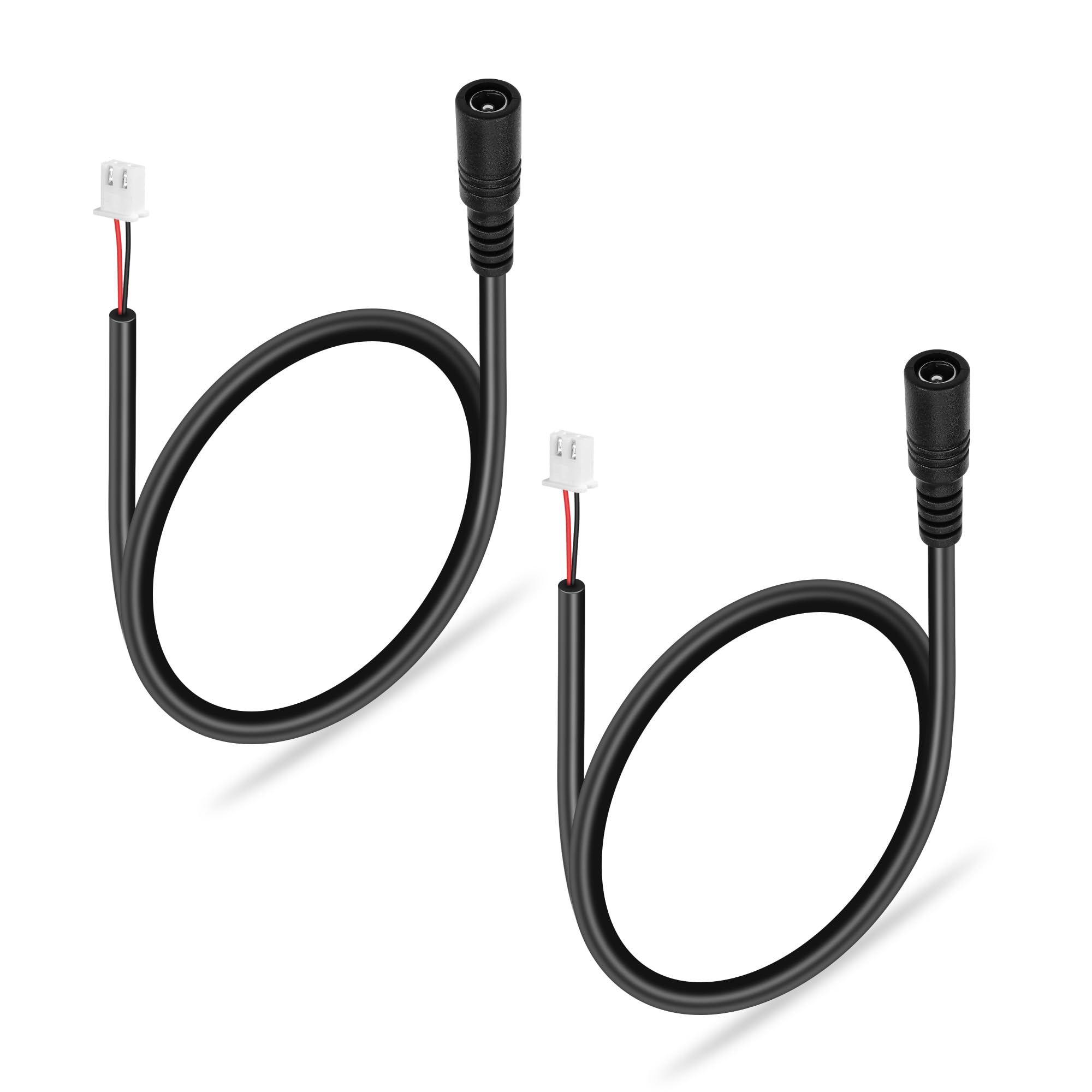 Amazon.com: GINTOOYUN 2PCS DC5525 to XH2.54MM-2PIN Power Cable 22AWG ...