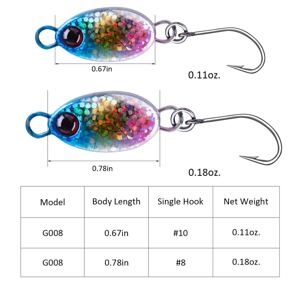 Goture Fishing Lures Fishing Spoons,Hard Lures Saltwater Spoon Lures ...
