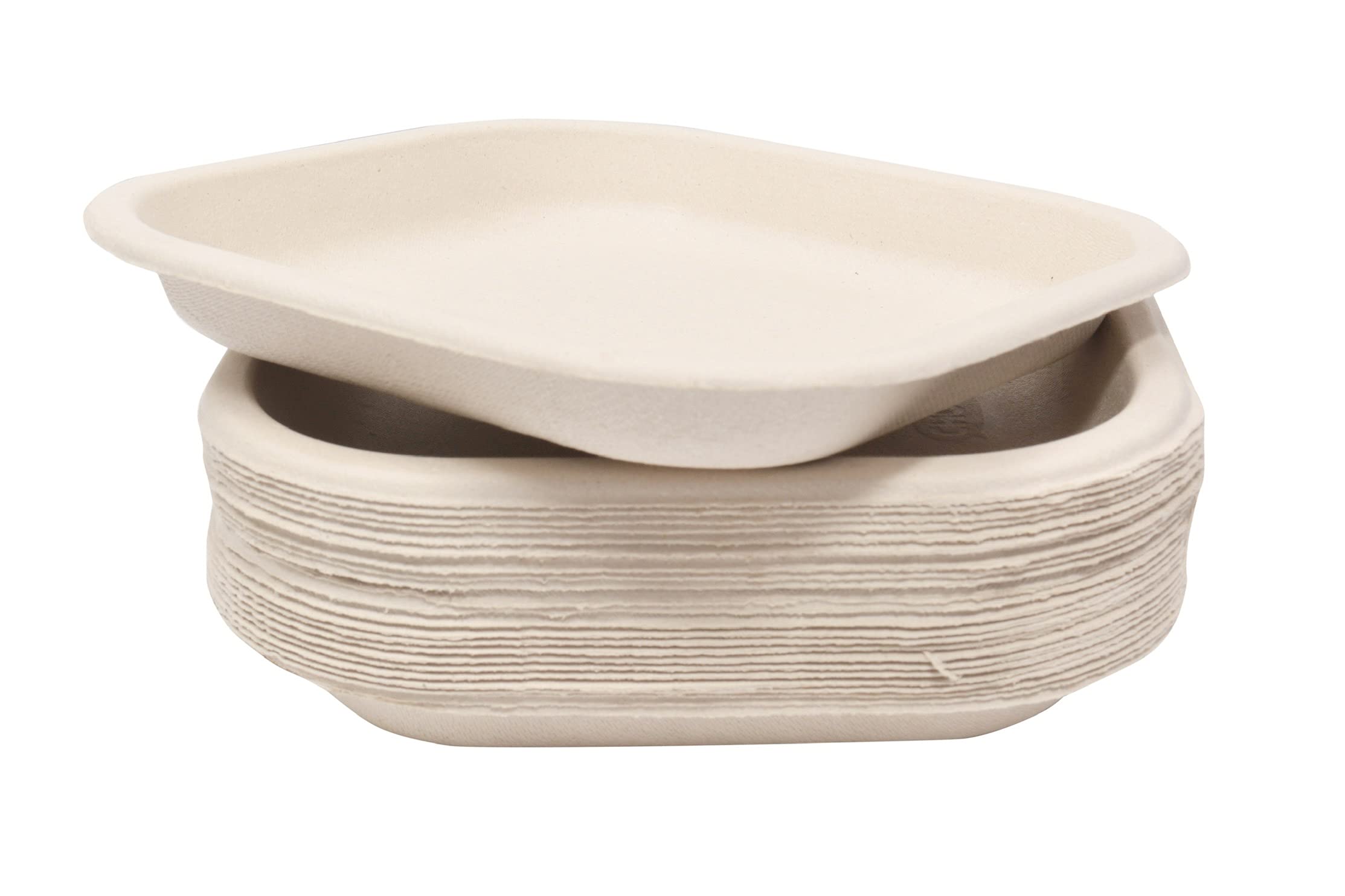 Buy Redox Disposable Plates - Sugarcane Bagasse - Square Plates 11 Inch ...