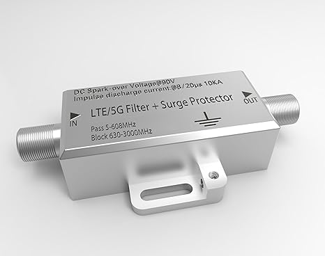 Amazon.com: PBD LTE Filter for TV Antenna, 4G 5G Signal Blocker with ...