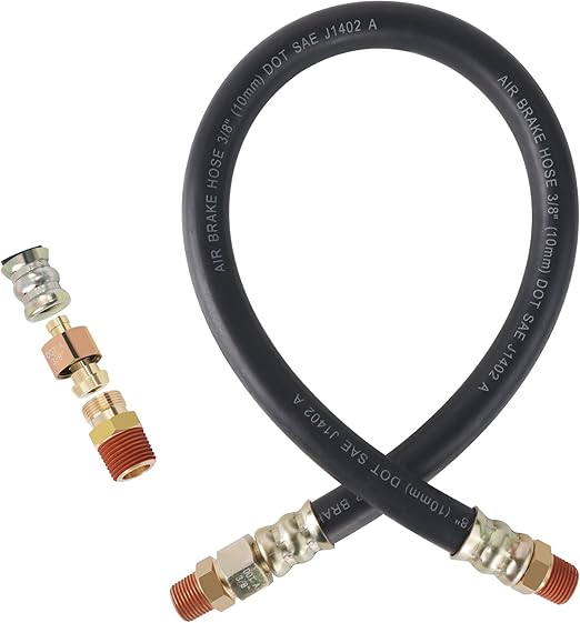 Amazon.com: Gerguirry SAE J1402 Air Brake Hose 3/8" - 30" Heavy Duty ...