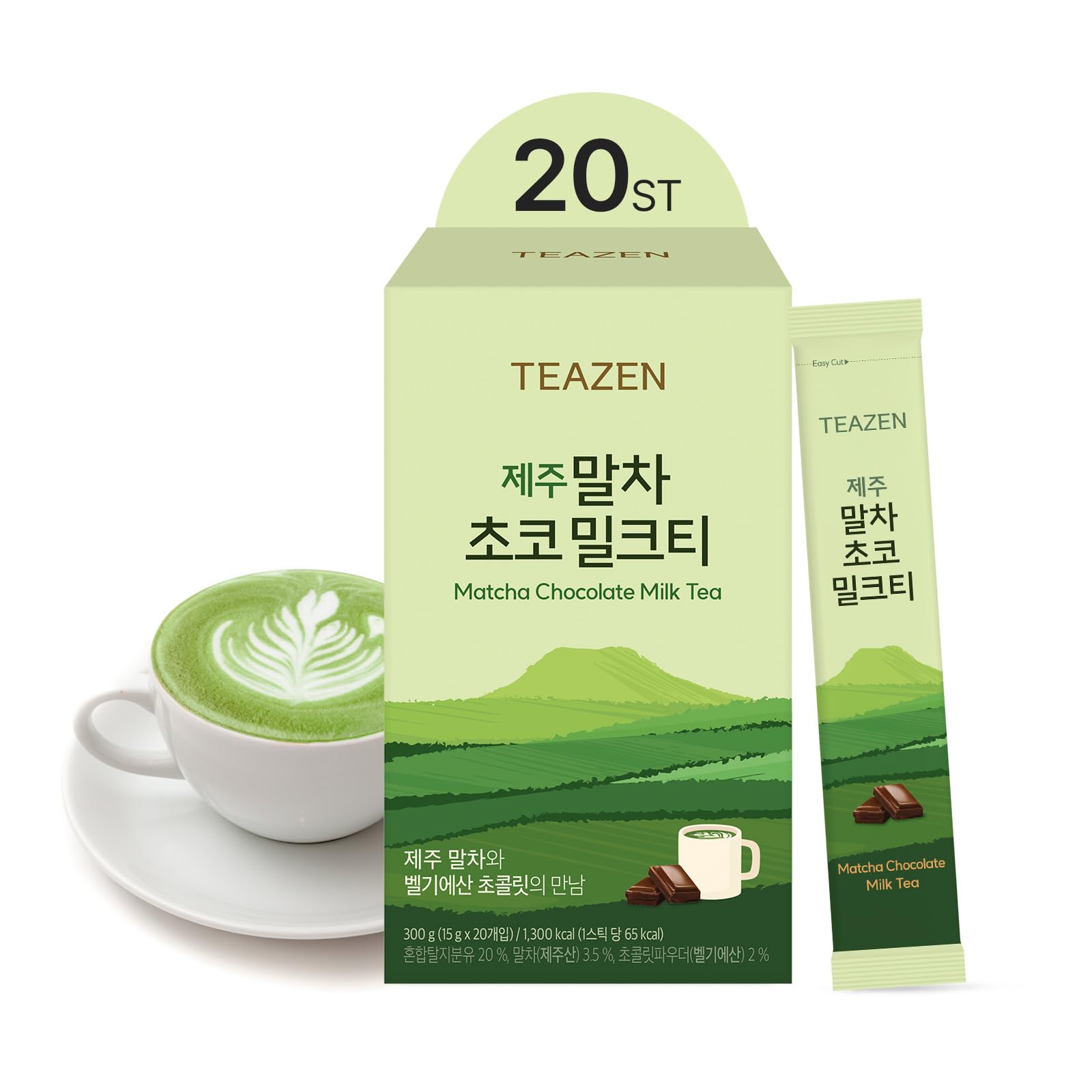 Snapklik.com : TEAZEN Matcha Chocolate Milk Tea Powder, Matcha Green ...