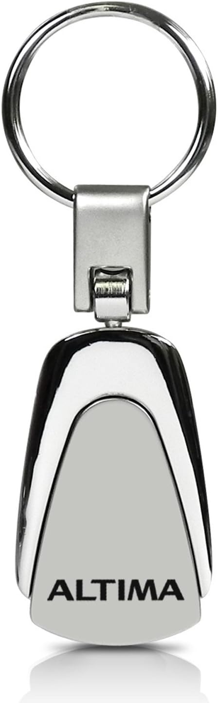 Amazon.com: Nissan Altima Chrome Metal Tear Drop Key Chain : Automotive