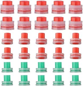 Urjumpea Sealing Gasket 30PCS Green Universal Rubber Fastener Washer ...