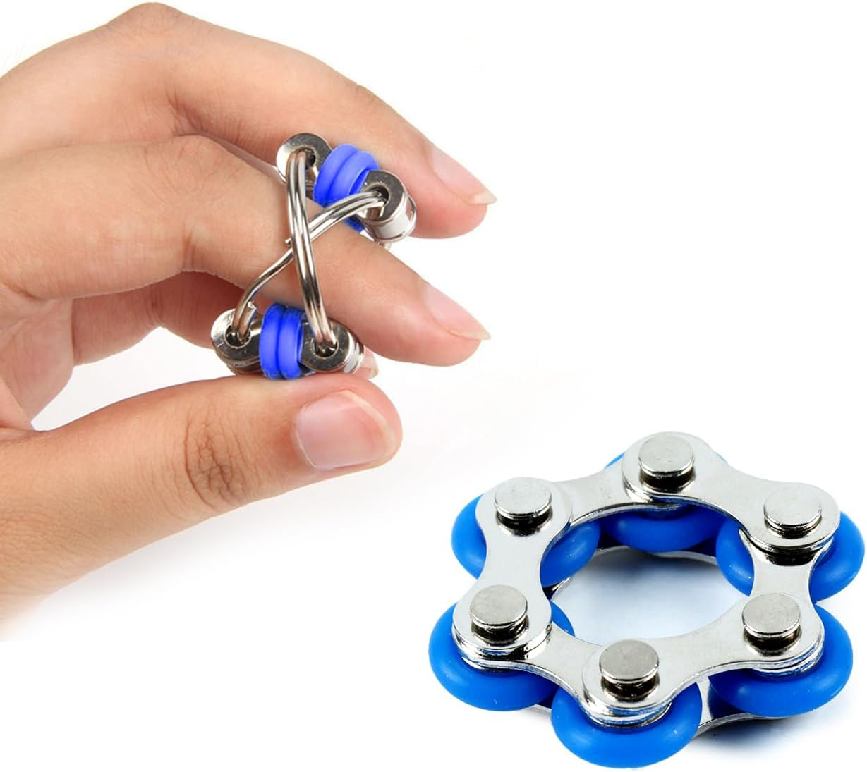 Rumyve Set Decompression Chain Key Ring Infinite Flip Chain ...