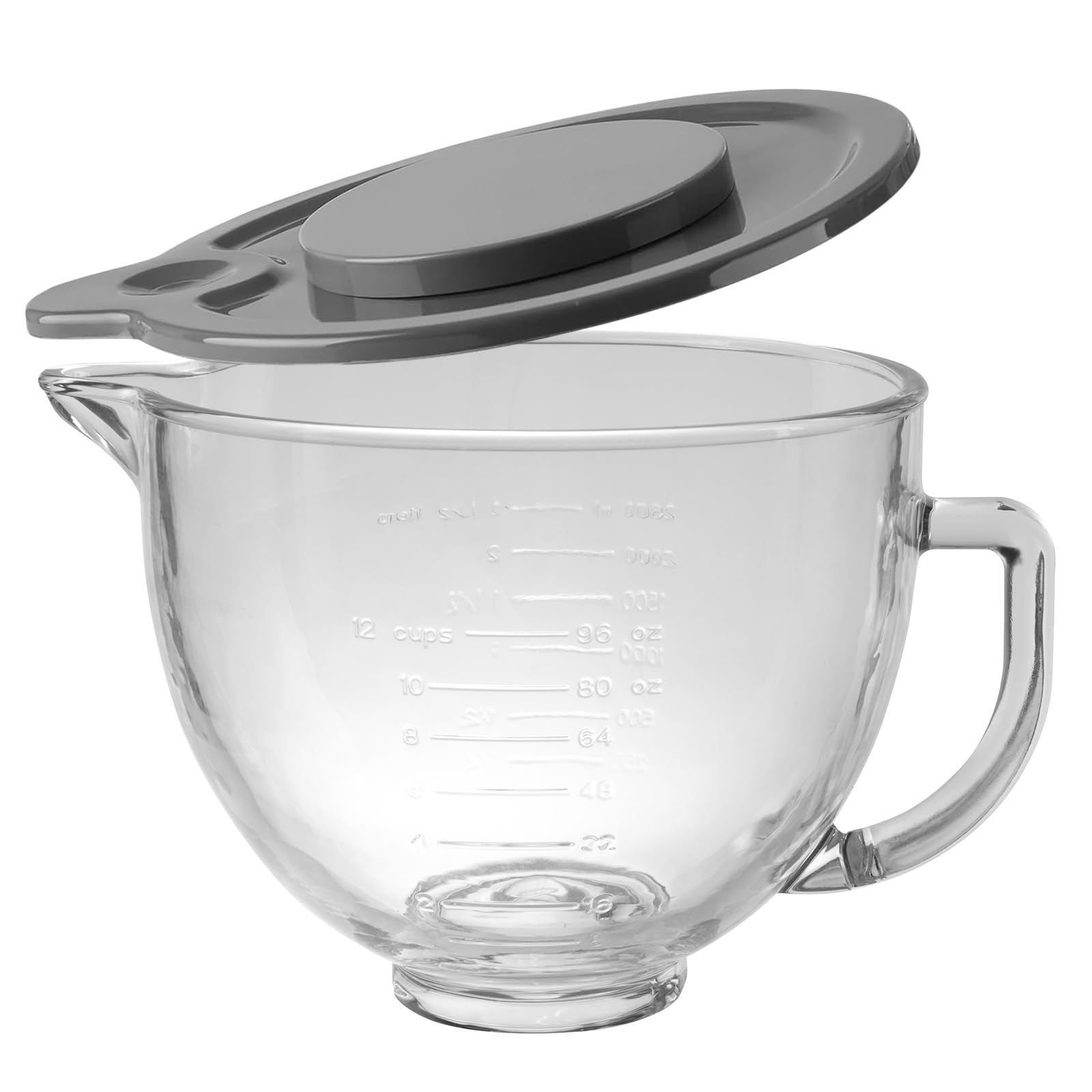 Amazon.com: Glass Bowl for KitchenAid Stand Mixer,5 Quart,Glass Mixing ...