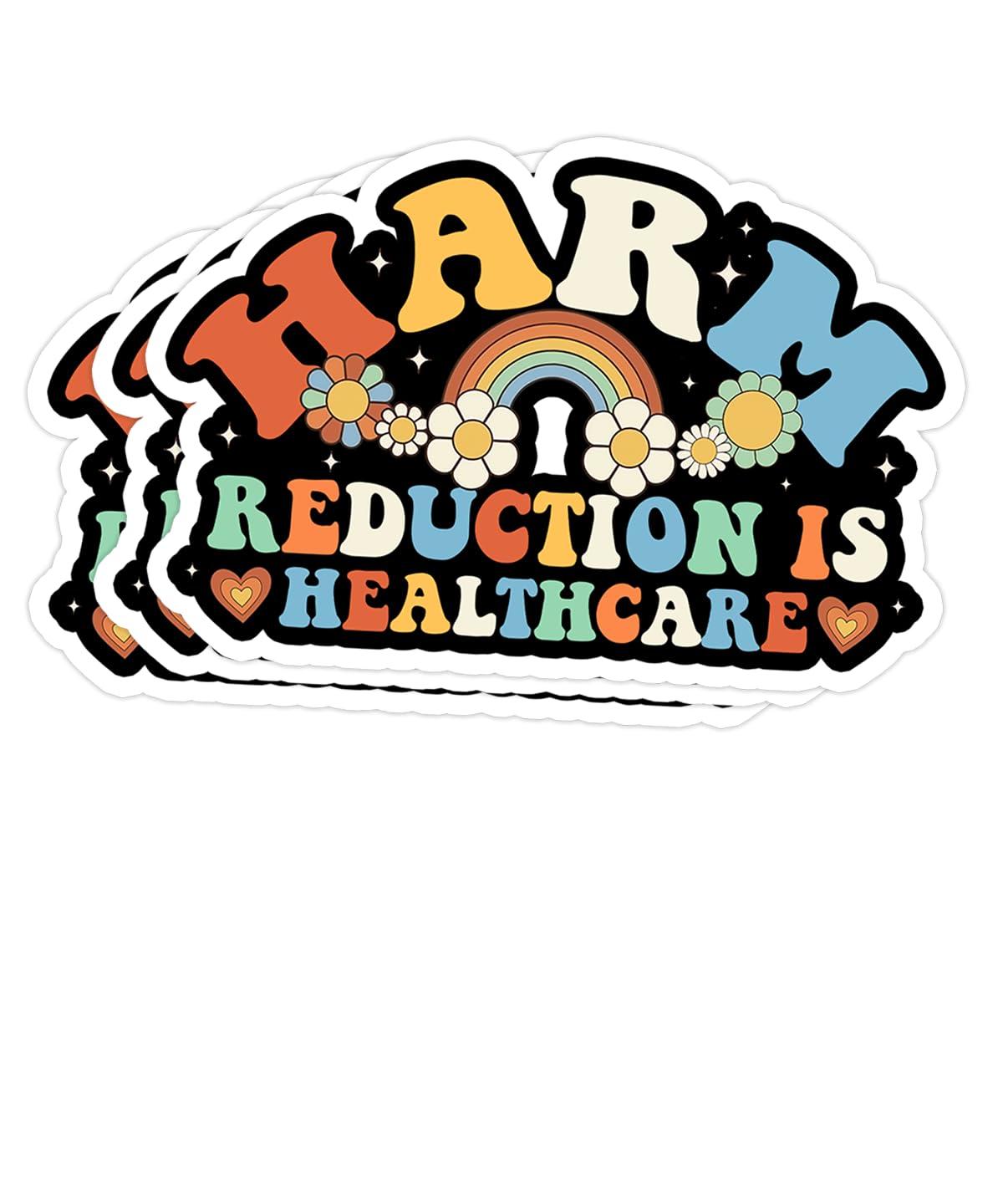 Amazon.com: Retro Flower Harm Reduction Healthcare Overdose Awareness ...