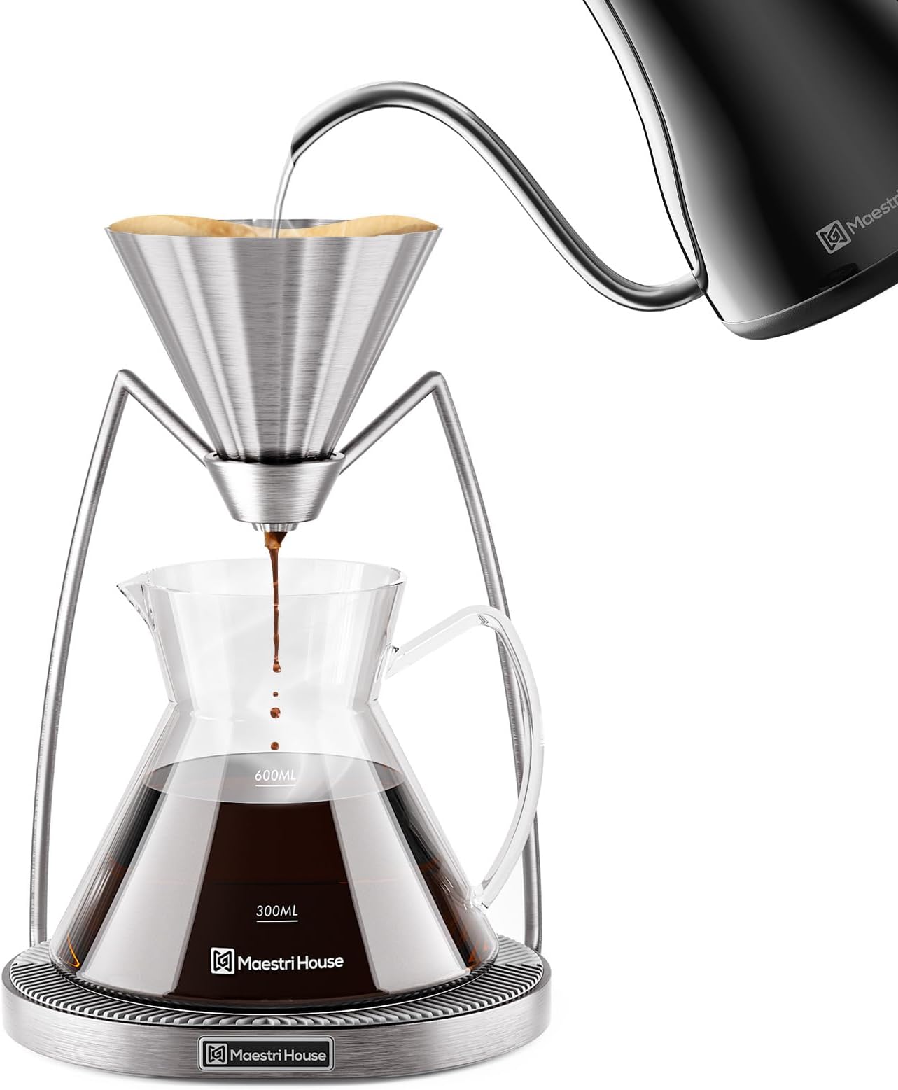 Amazon.com: NISPIRA Luxury Ice Cold Brew Dripper Coffee Maker in ...