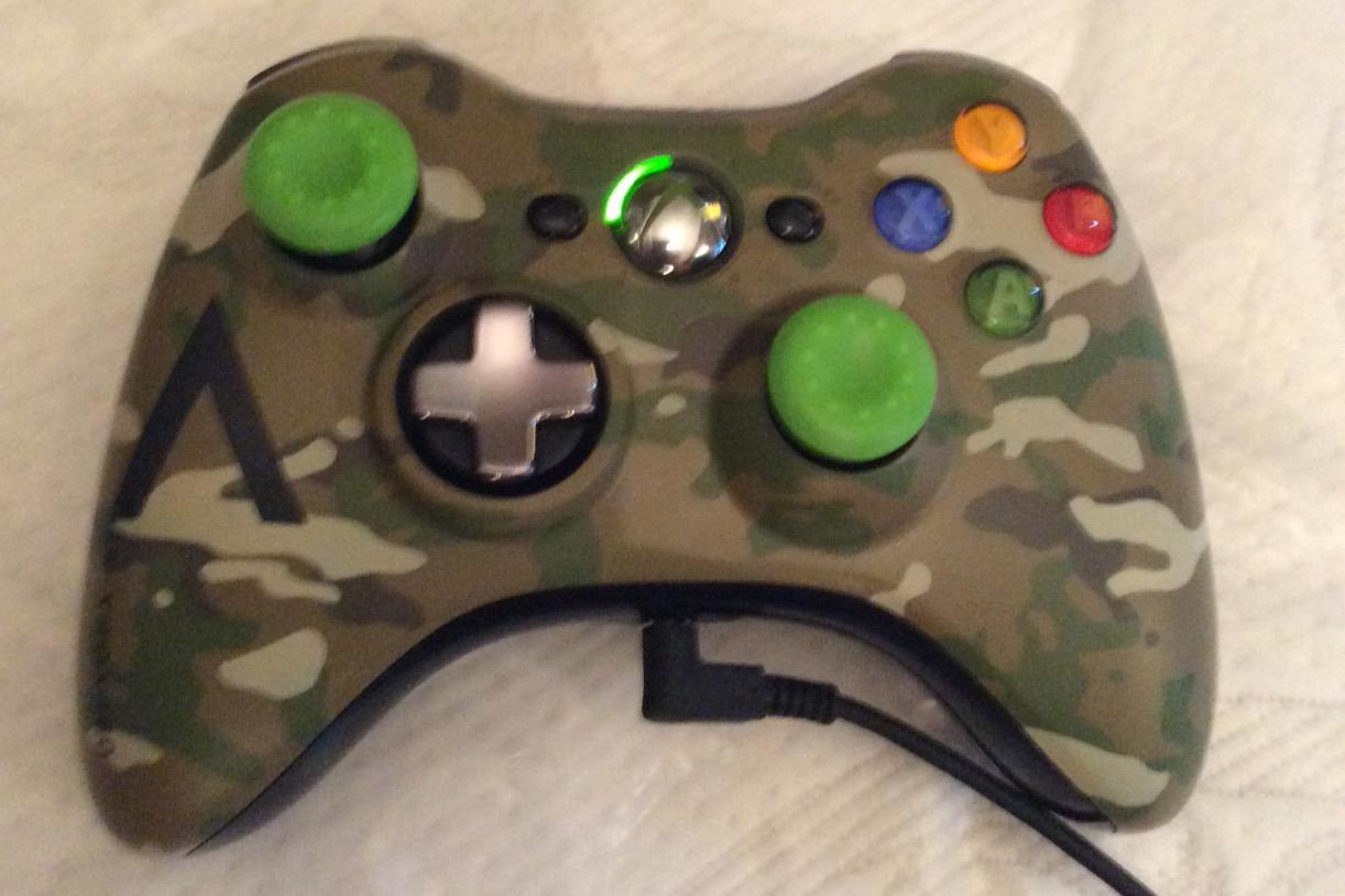 Amazon.com: Xbox 360 Wireless Controller - Camouflage : Video Games