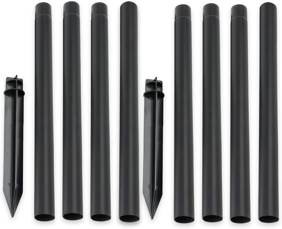 ZOOHAR Outdoor Light Pole Extension Kit - 55"/4.6FT Stainless Steel ...