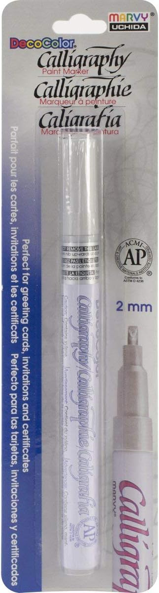 Amazon.com: Uchida 125-C-SLV Marvy Chisel Point Pen Tip Calligraphy ...