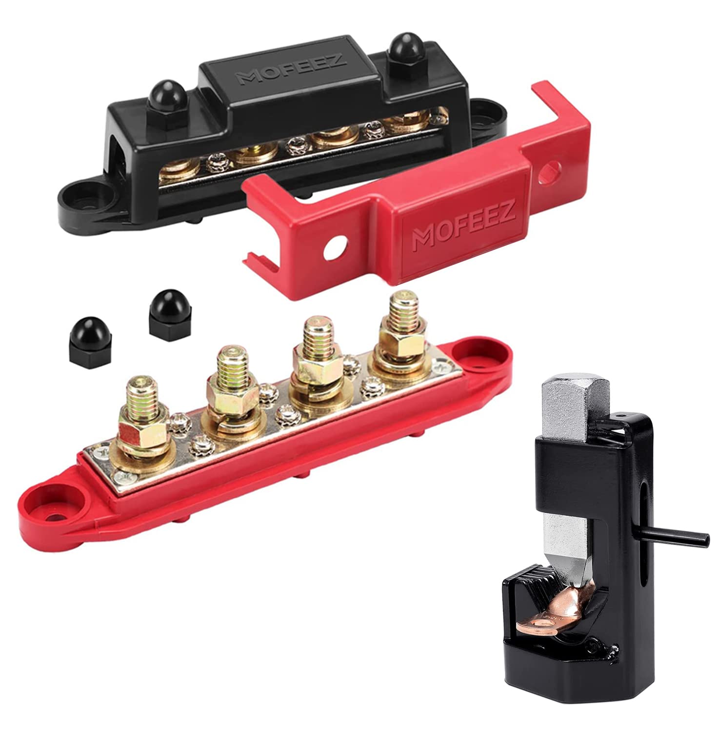 Buy MOFEEZ Busbar Tool Set, Including 4 x 3/8" Power Distribution Block ...