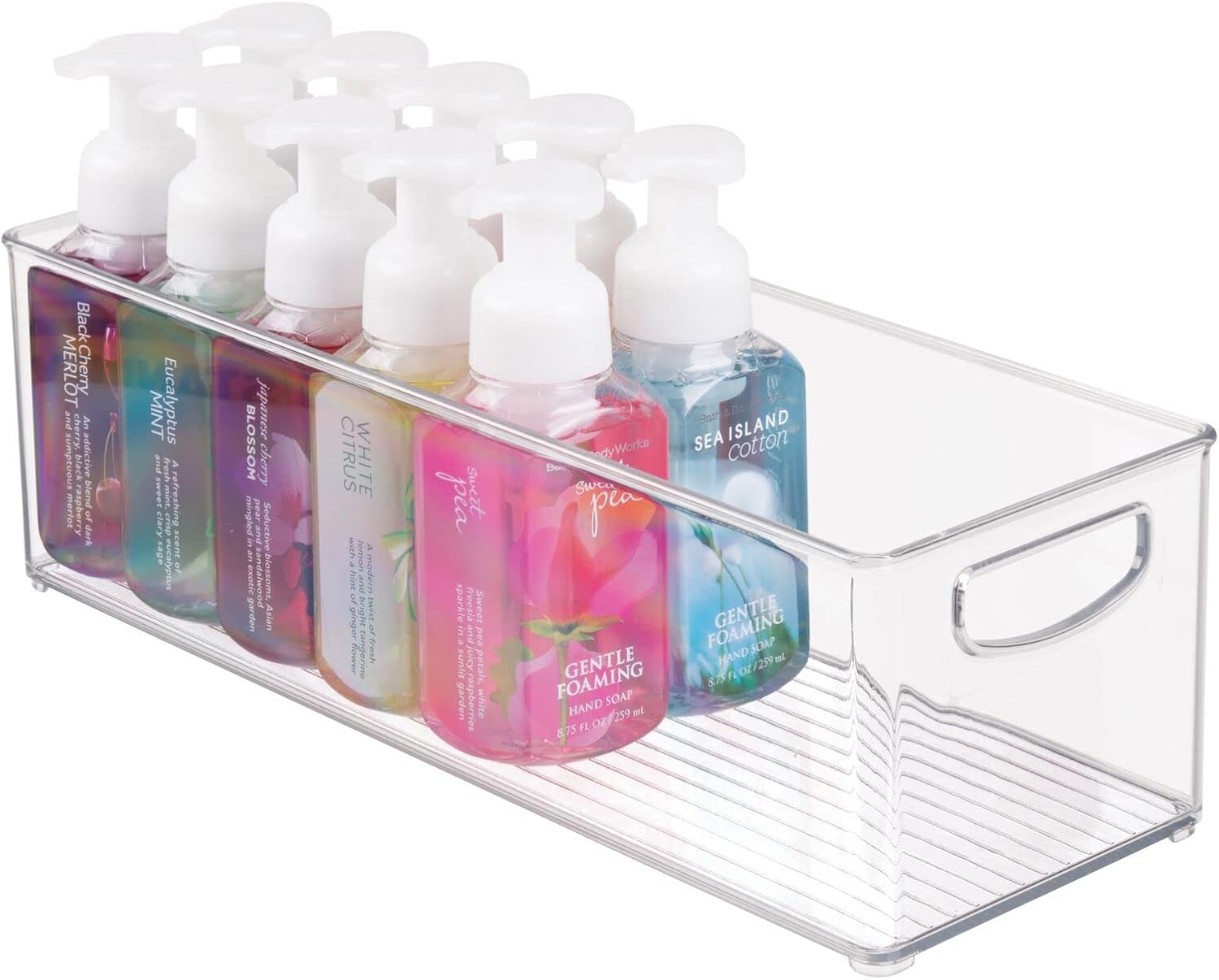 Amazon.com: mDesign Plastic Toiletry Organizer for Bathroom - Storage ...