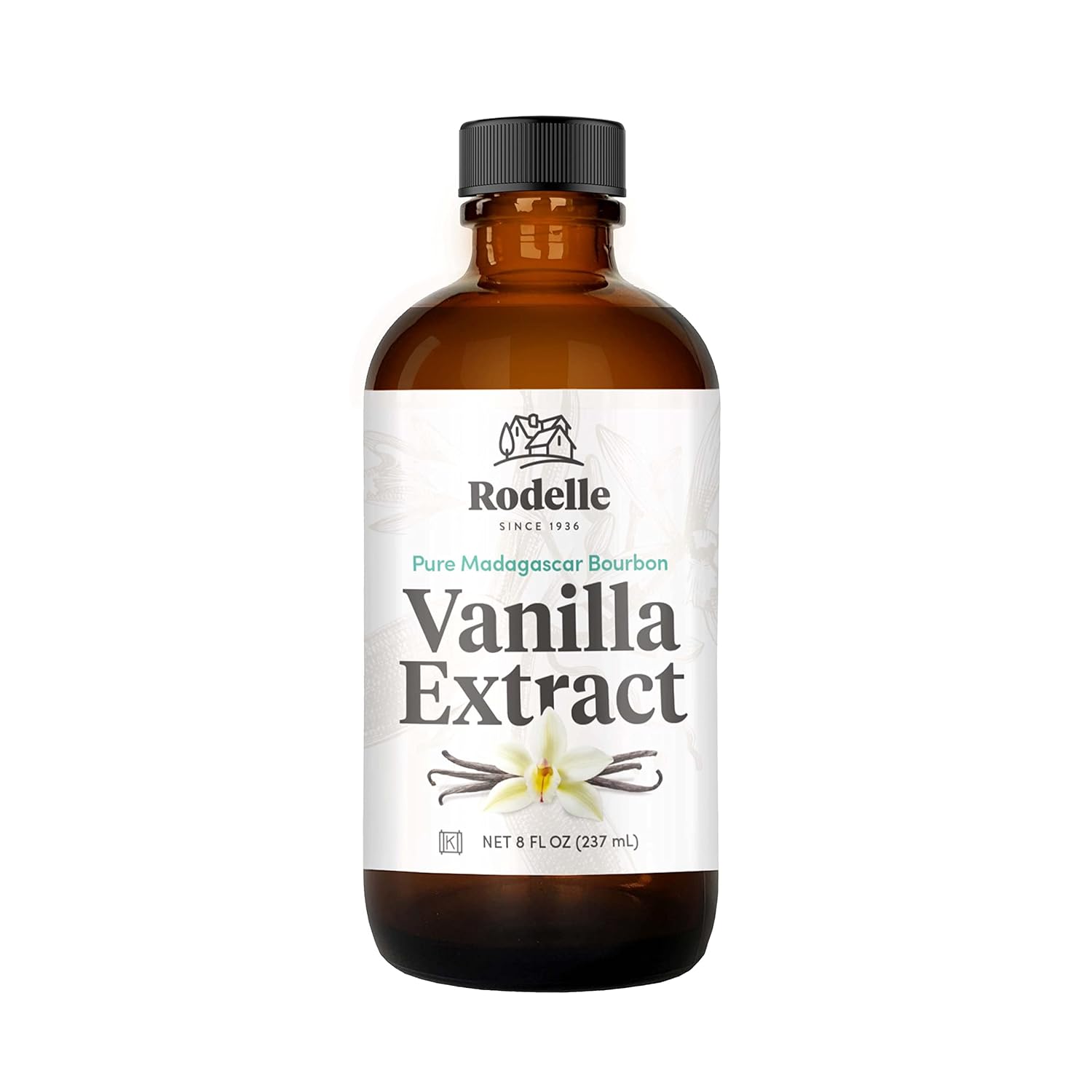 Amazon.com : Rodelle Pure Vanilla Extract, 8 Fl oz : Natural Flavoring ...