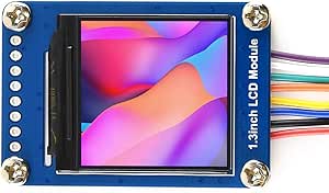 Amazon.com: Waveshare 1.3inch LCD Display Module IPS Screen 240x240 HD Resolution with Embedded ...