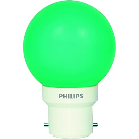 Buy PHILIPS Deco Mini 0.5-Watt B22 Base LED Bulb (Green) Online at Low ...
