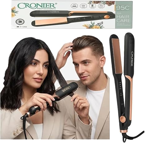 Cronier Professional Ceramic Hair Straightener, CR-805, High Heat Up to ...