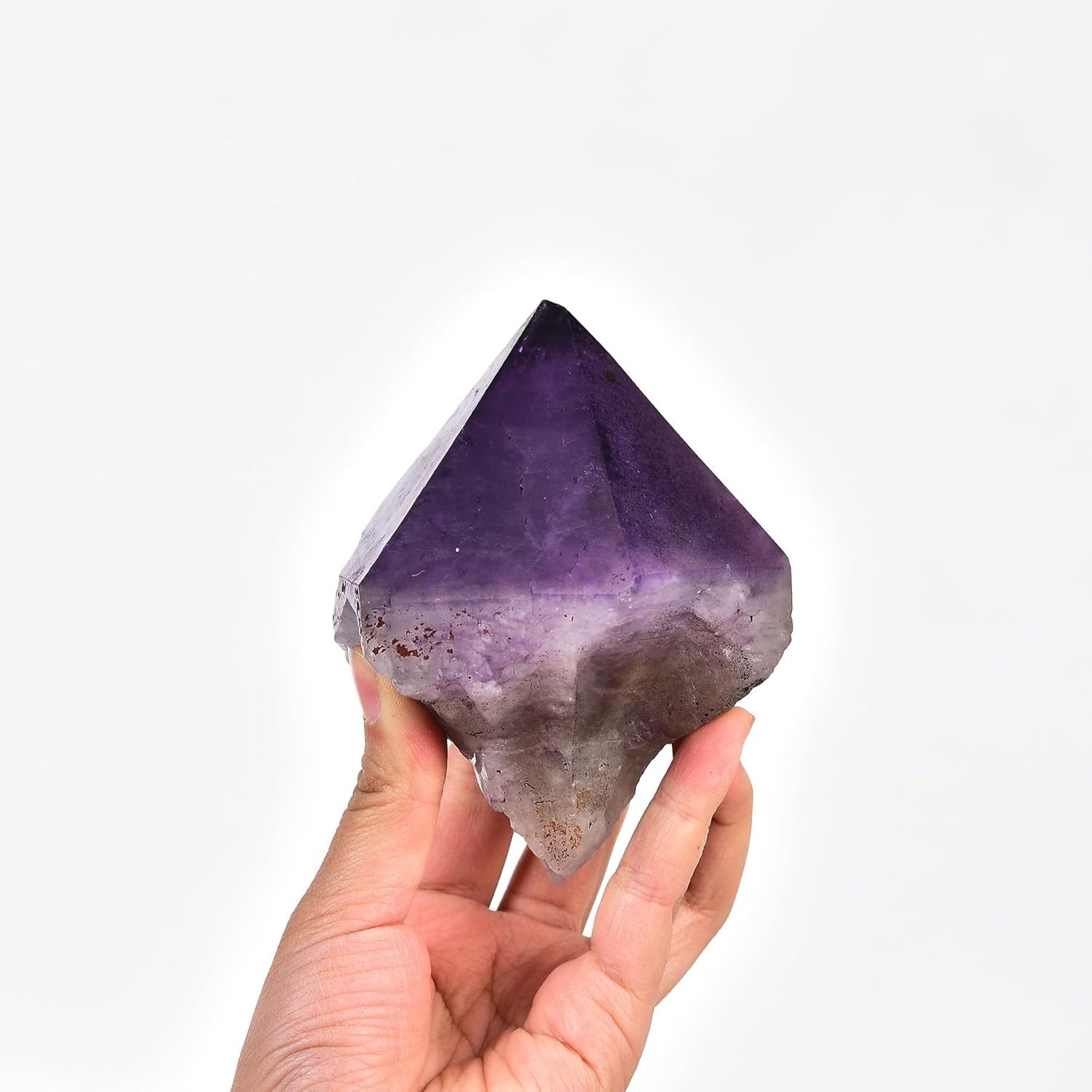 Amazon.com: AMOYSTONE Amethyst Large Crystal Teeth Gemstone Healing ...