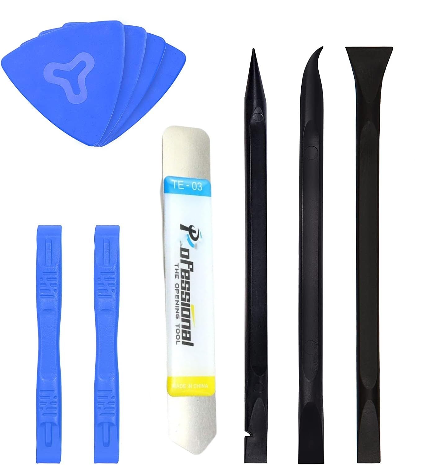 Spudger Pry Tool Kit 10 Piece Opening Tool, Plastic & Metal Spudger ...