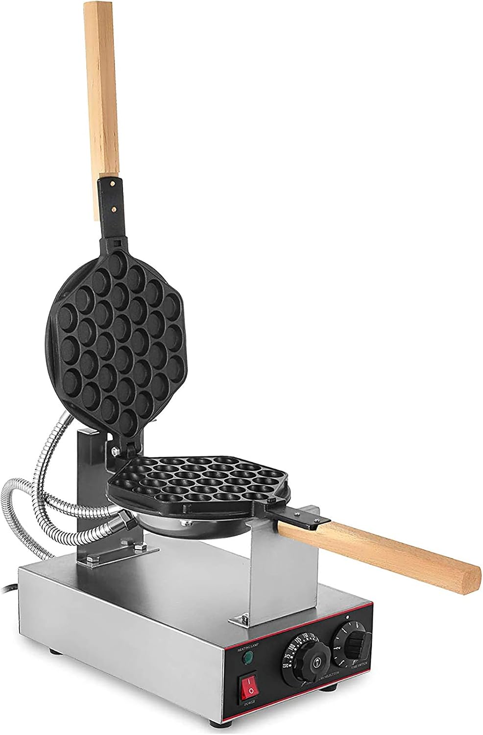 Amazon.com: ntumLeap Rapid-Heating Bubble Waffle Iron Professional ...