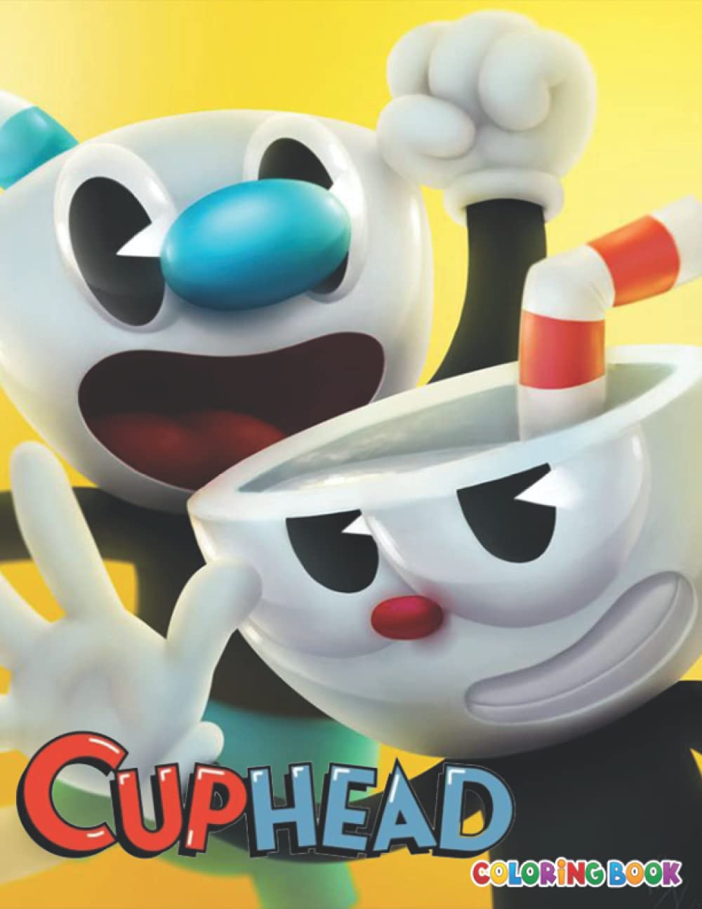 Cuphead Coloring Book 50 Cuphead Colouring Pages For Kids Adults ...