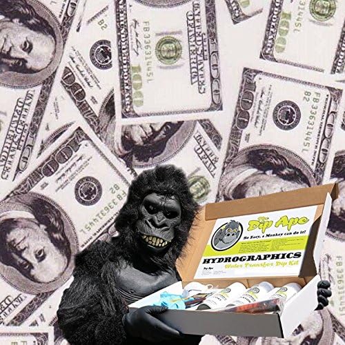 Amazon.com: Dip Ape Medium $100 Bills Money Hydrographic Water Transfer ...