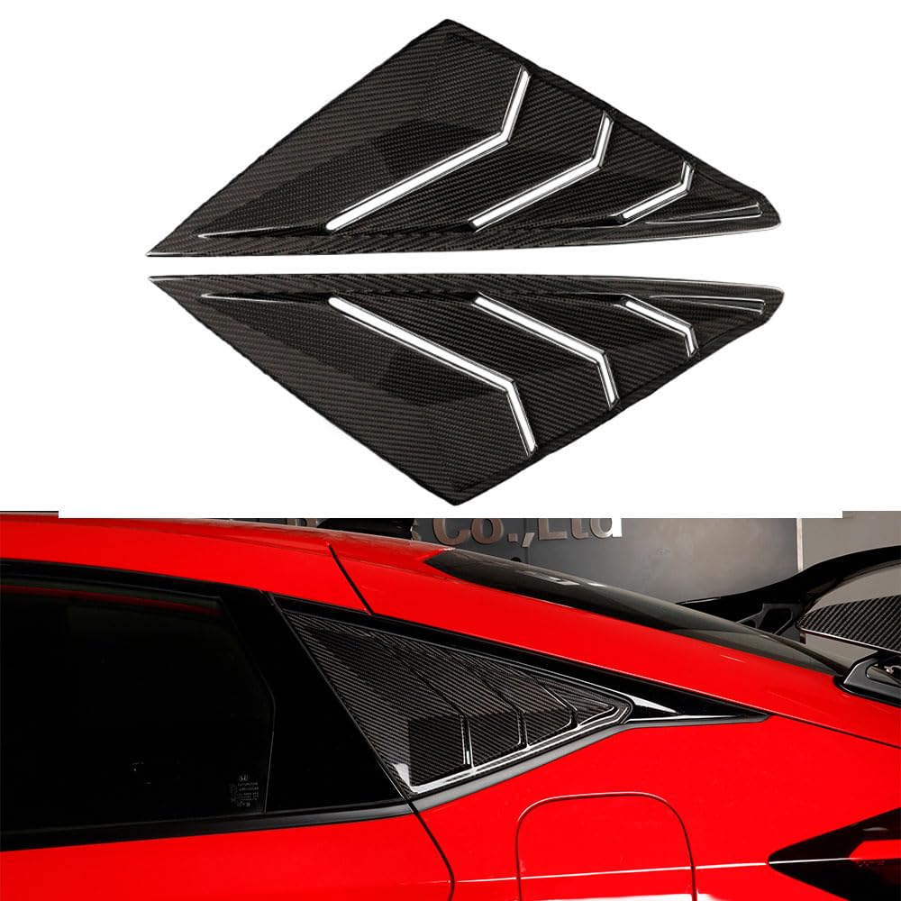 JSWAN Real Carbon Fiber Side Door Rearview Mirror Guard Cover for KIA ...