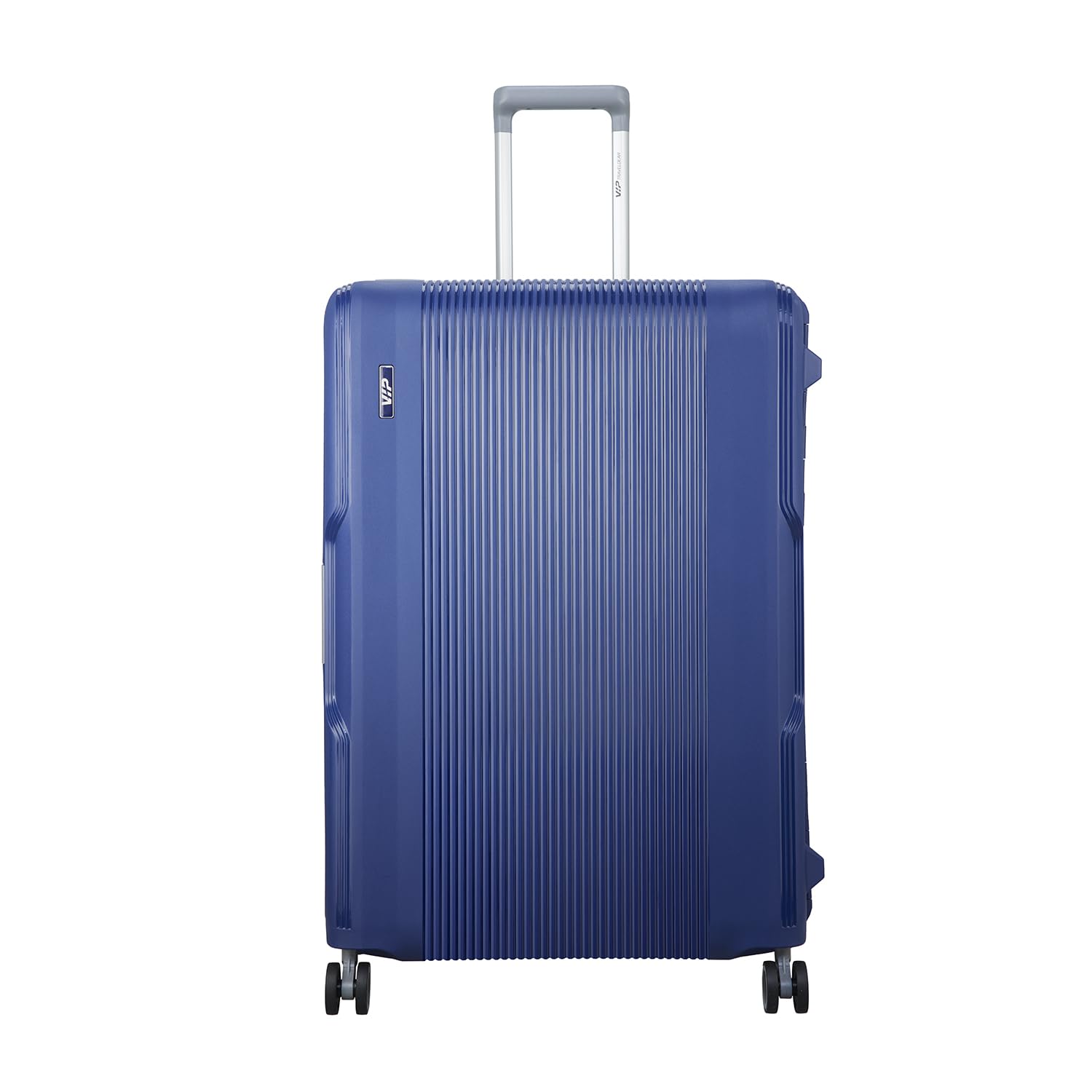 VIP Polypropylene Maestro Nxt 8W Strolly Large 360 Blue Hard Carry-On ...
