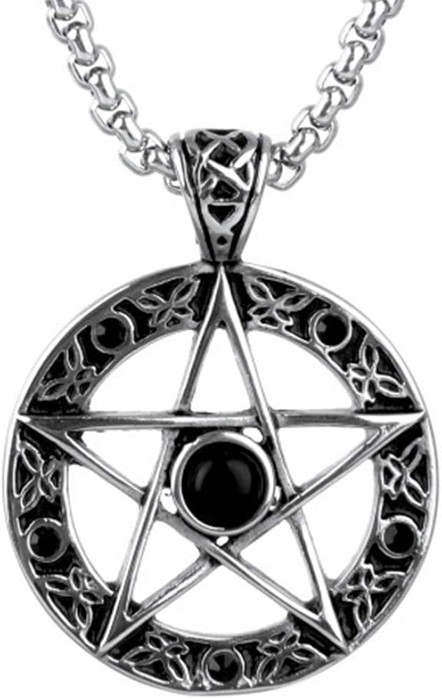 PROSTEEL Pentagram Pendant Star Of David For Men Women, 47% OFF