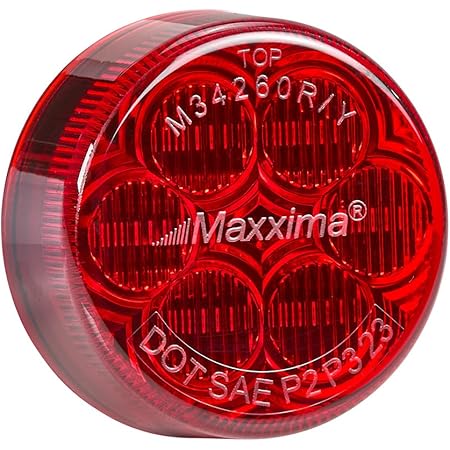 Amazon.com: Maxxima M23015R Red 4" Combination Clearance Marker Light ...