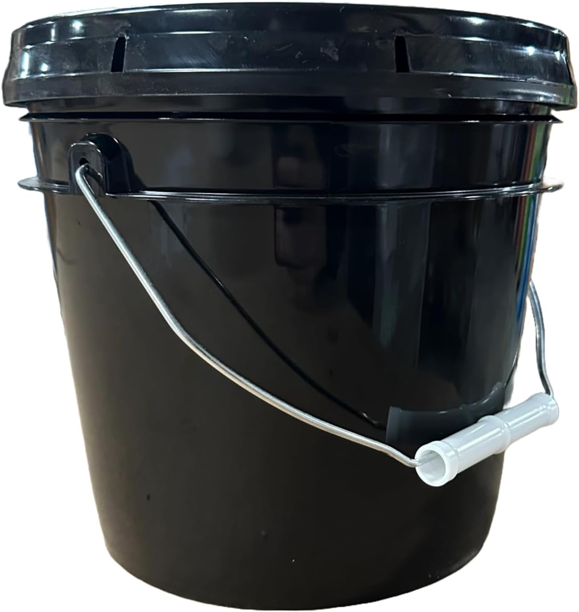 Amazon.com: MKS Plastics 1 Gallon Bucket & Lid -70 Mil All Purpose Pail ...