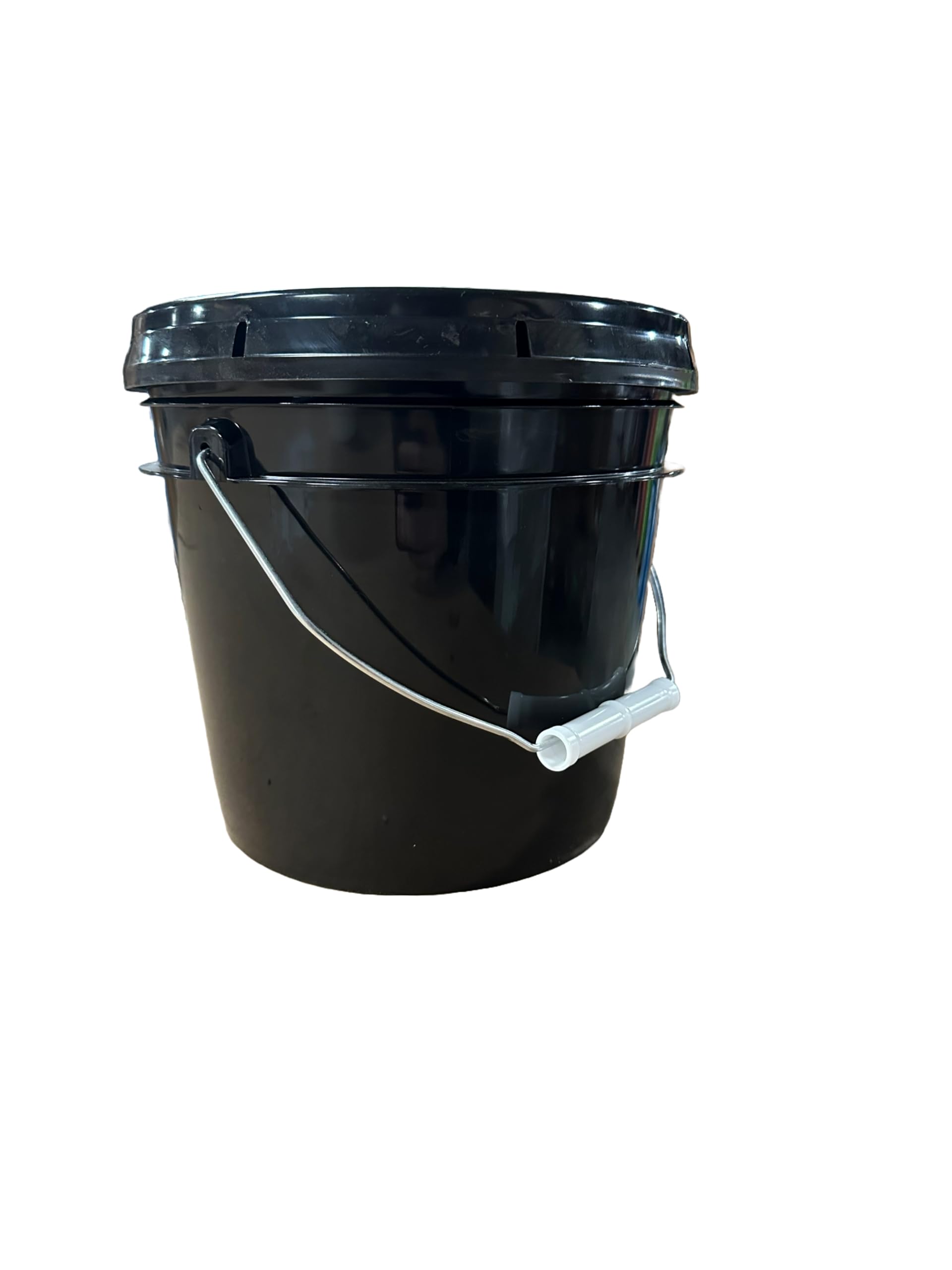 Amazon.com: MKS Plastics 1 Gallon Bucket & Lid -70 Mil All Purpose Pail ...