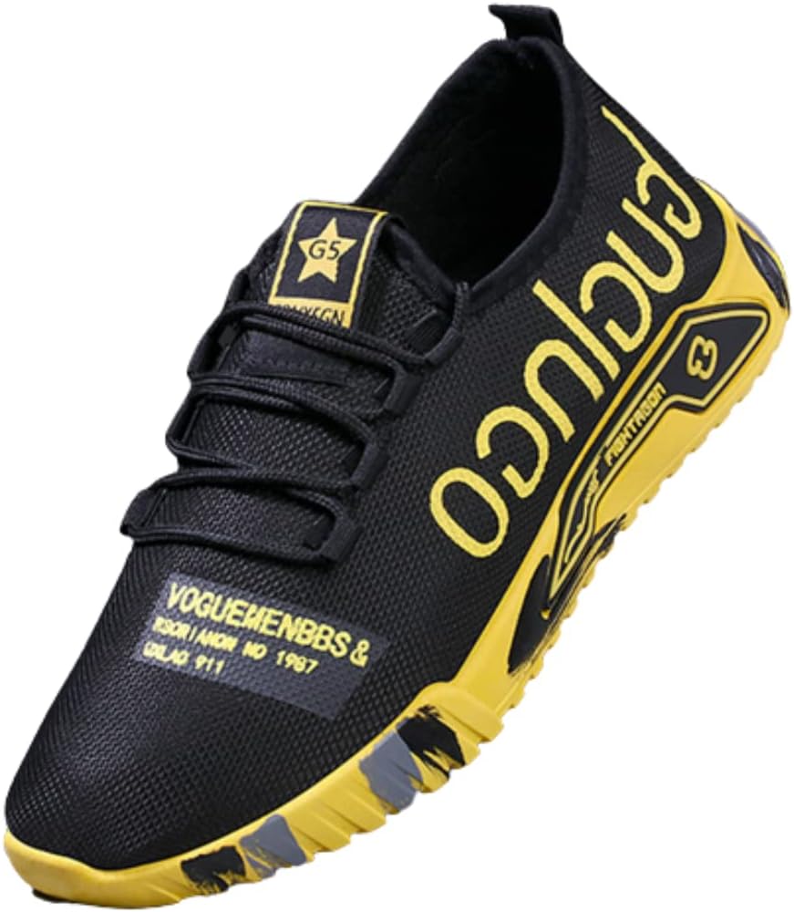 Amazon | [FleurUneffe] s51 スニーカー メンズ 靴 おしゃれ かっこいい 人気 トレンド カジュアル (黄, 24.5 cm) | スニーカー