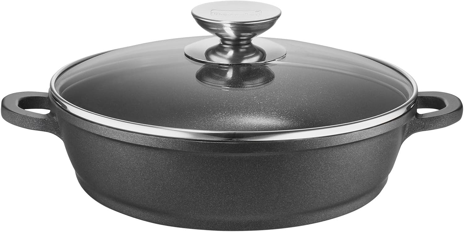 Berndes Titanium Special Edition 32 cm Saute Casserole with Glass Lid ...