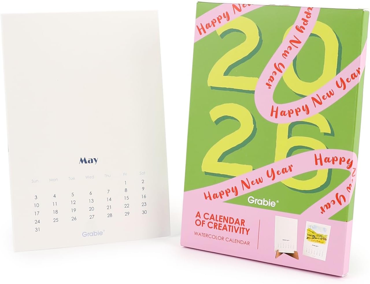 Grabie 12-Month Watercolor Calendar Set for 2026, Premium Paper, Sturdy ...