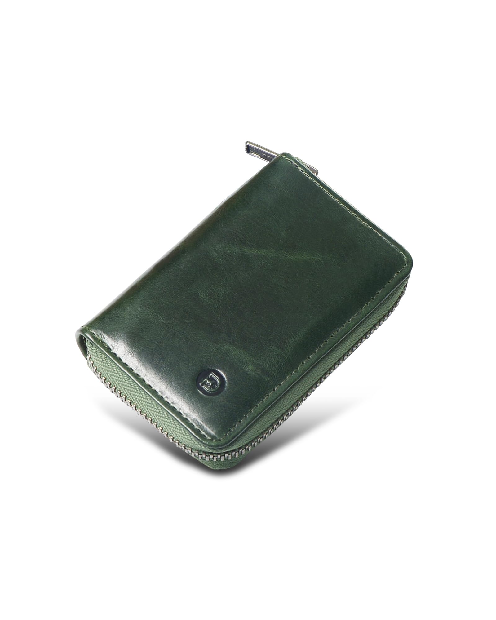 Amazon | [Modiko] カードケース メンズ クレジットカードケース 本革 日本製 姫路レザー 大容量 じゃばら カード入れ スキミング防止 YKKファスナー (グリーン ...