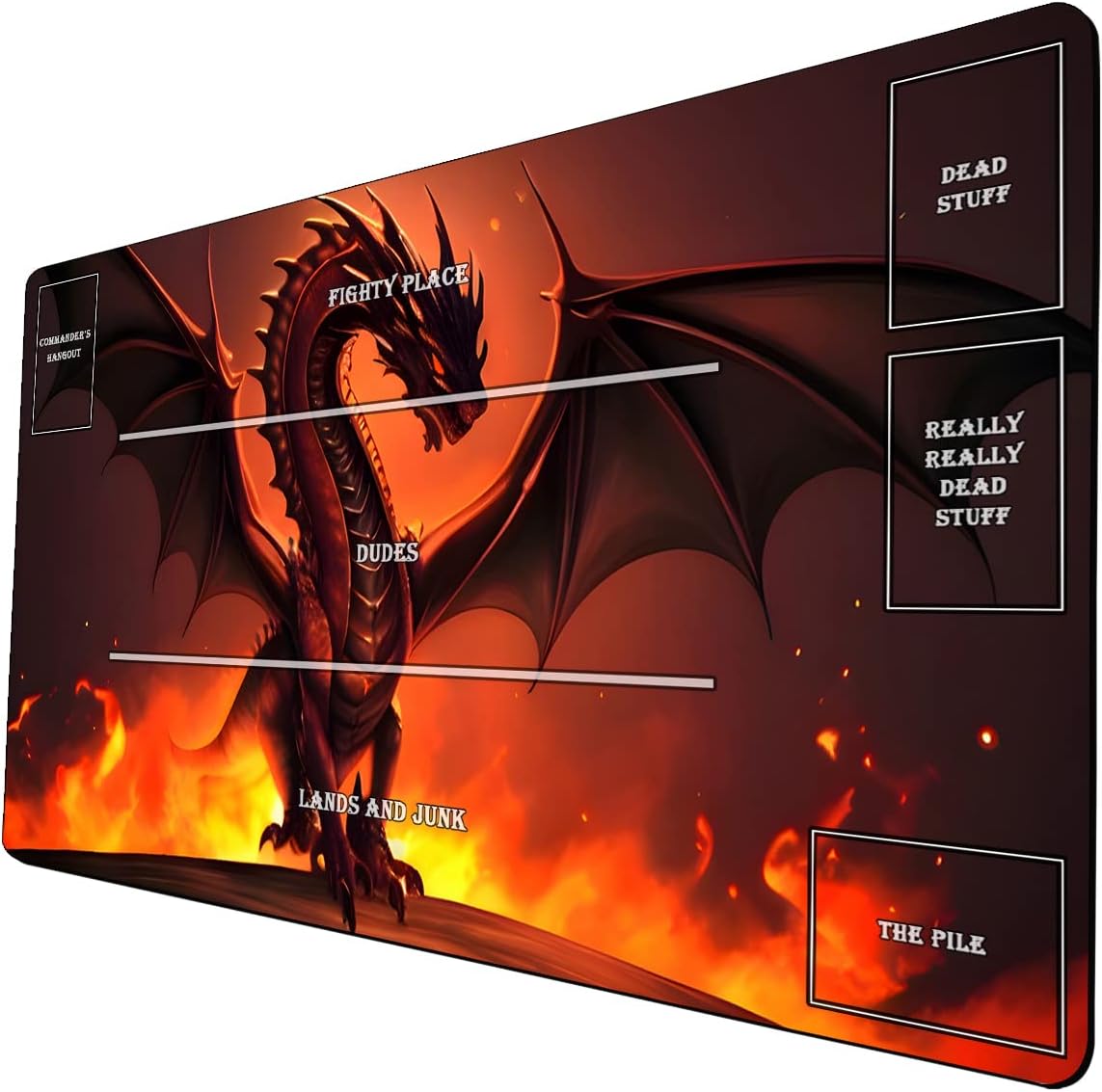Amazon.com: Dark Fantasy TCG Playmat, 24 x 14 inches Game Mat for MTG ...