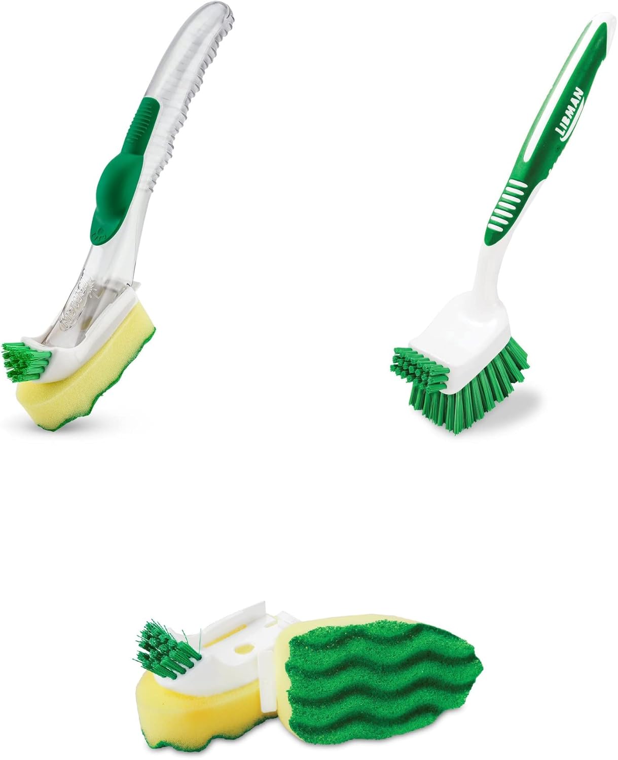 Amazon.com: Libman Pot and Pan Scrubbing Dish Wand Scrub Brush Bundle ...