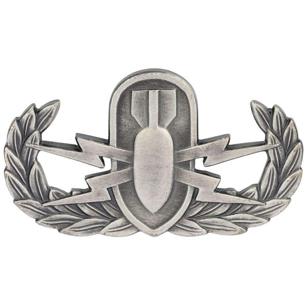 Amazon.com: Army Explosive Ordnance Disposal EOD Badge Full Size Sil/Ox ...