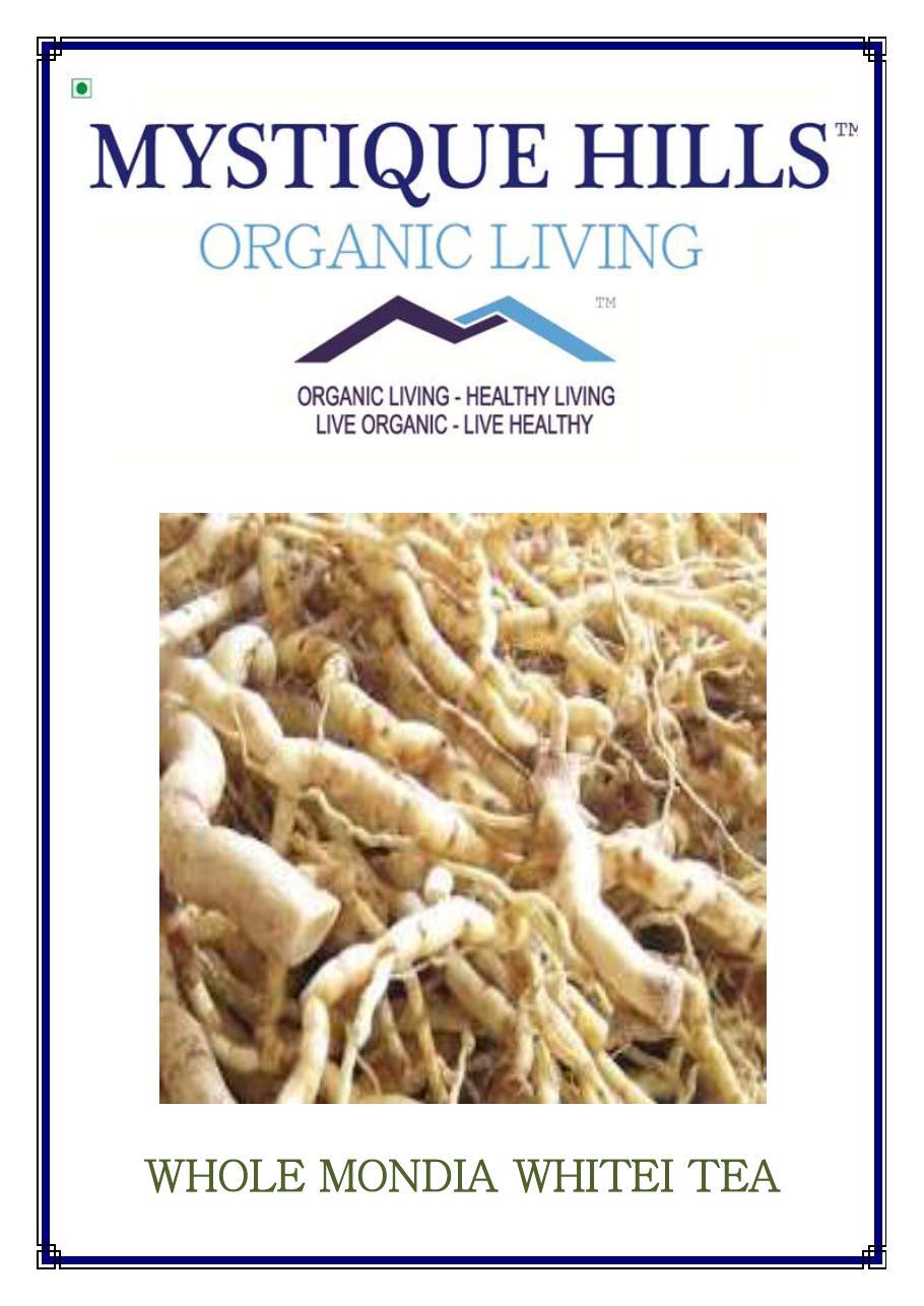 Mystique Hills Whole Mondia whitei Root Tea,100 g, Mulondo : Amazon.in ...